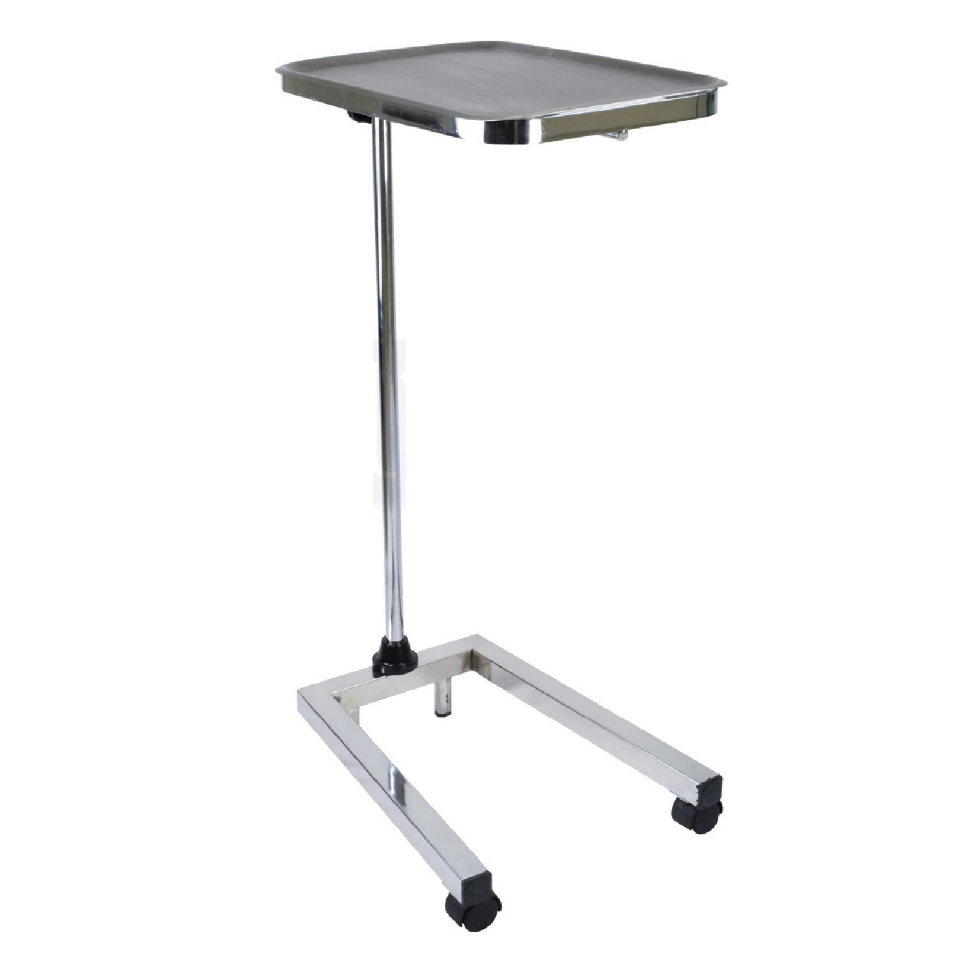 Mesa de mayo cromada con charola – Himgroshop